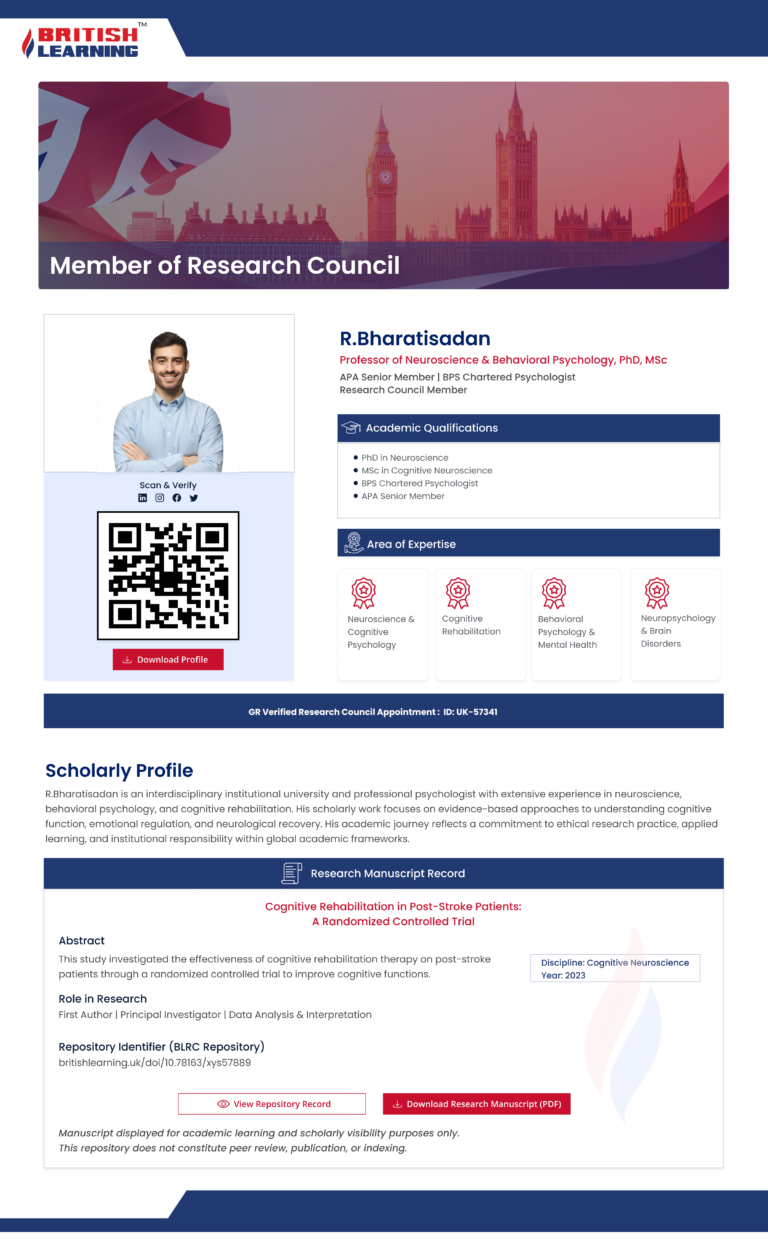 Research Council | British Learning UK Academic Network
